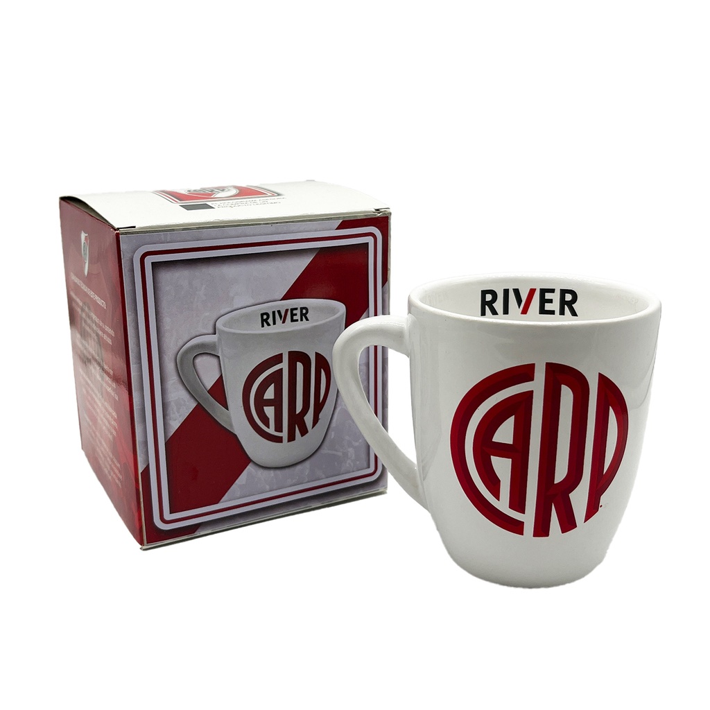 Tazas de Cerámica con Caja – River Plate – Locos X River Formosa